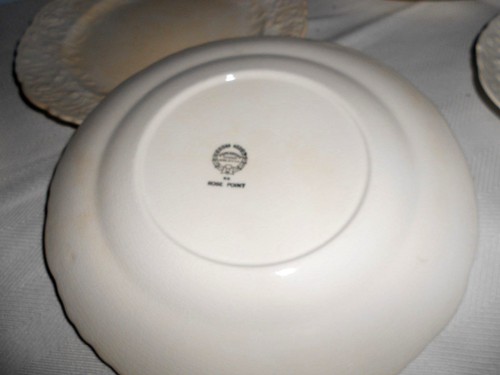 Steubenville Rose Point White Misc. Dishes Embossed Roses on Rim | eBay