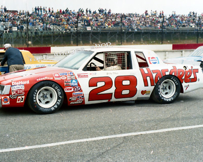 BOBBY ALLISON #28 HARDEE'S (1980 IN-CAR CLOSE-UP) 8x10 GLOSSY PHOTO ...