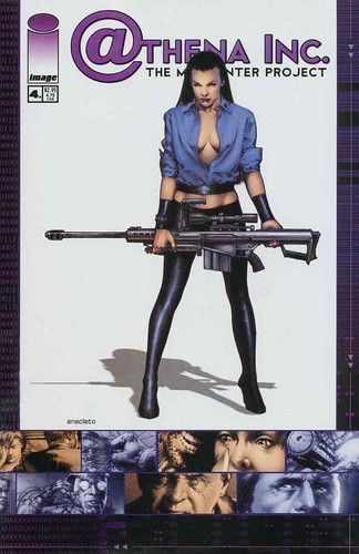 Athena Inc. The Manhunter Project #4A VF; Image | Jay Anacleto - we combine ship | eBay