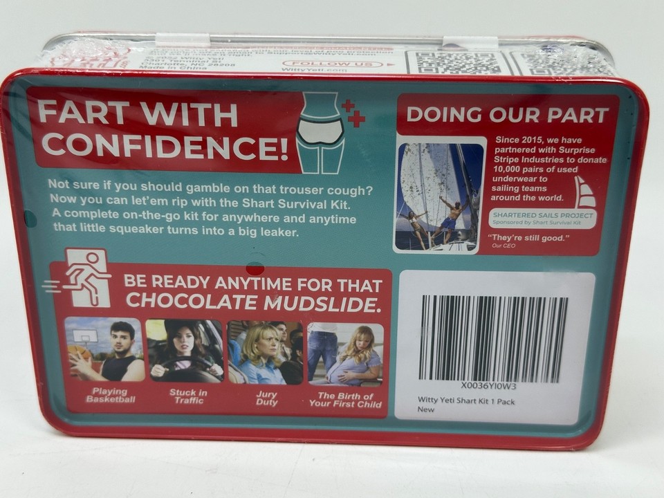 Shart Survival Kit: Gag Gift with Wipes, Brown Tissues, Disposable ...