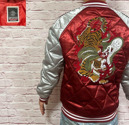 A Luxurious Feel That Exudes Imperious Suka Jacket L Red Outstanding ...