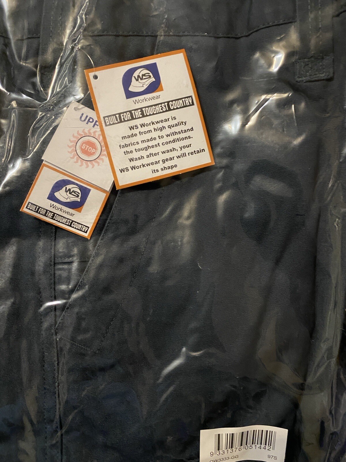 WORKSENSE WORKWEAR Cargo Pants, Size 107R, Dark Green-NEW WITH TAGS ...