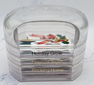 Fiskars Stackable Rubber Stamp Lot Of 3 Christmas Toy Themed Plastic ...