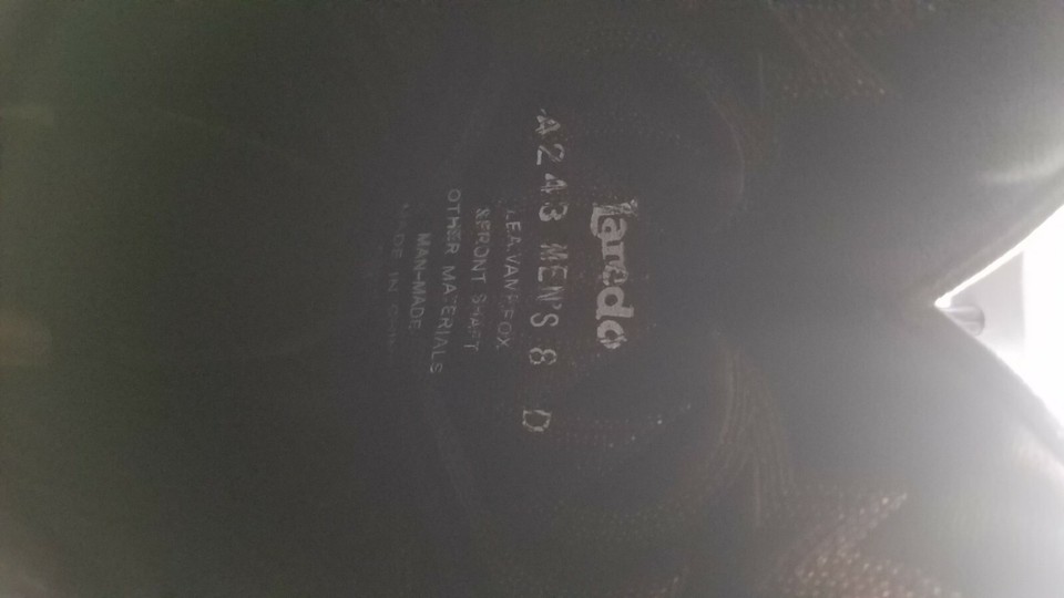 Laredo Paris Copper Kettle 12" Leather Trucker Western Cowboy Boots ...