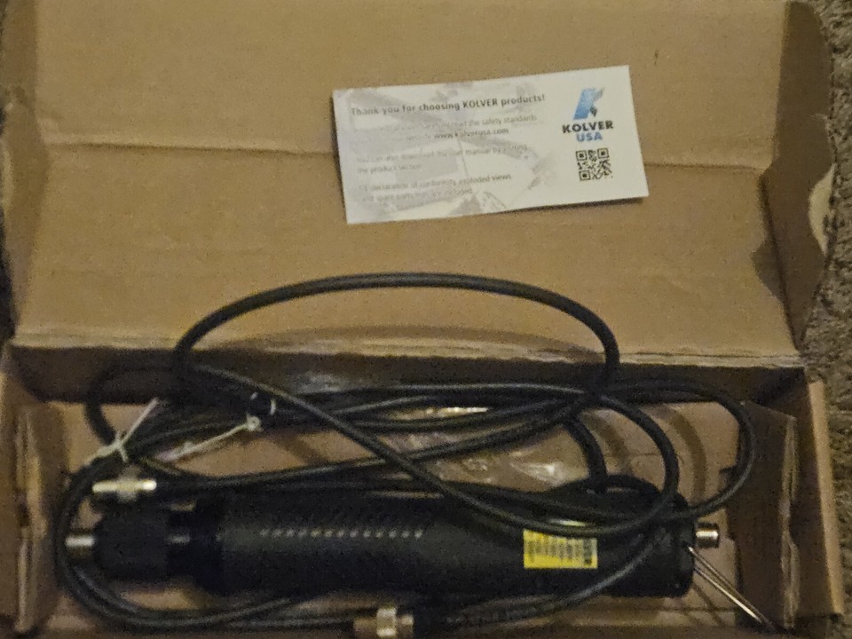 Kolver RAF32NS/FR Electric Torque Screwdriver Tool Italy 0.9-4.0 NM Ft ...