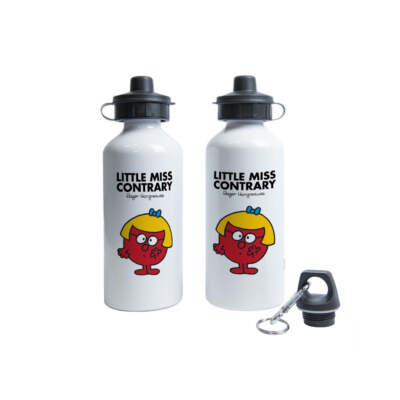 Little Miss Contrary Water Bottle Mr Men Travel Drink Container | eBay UK