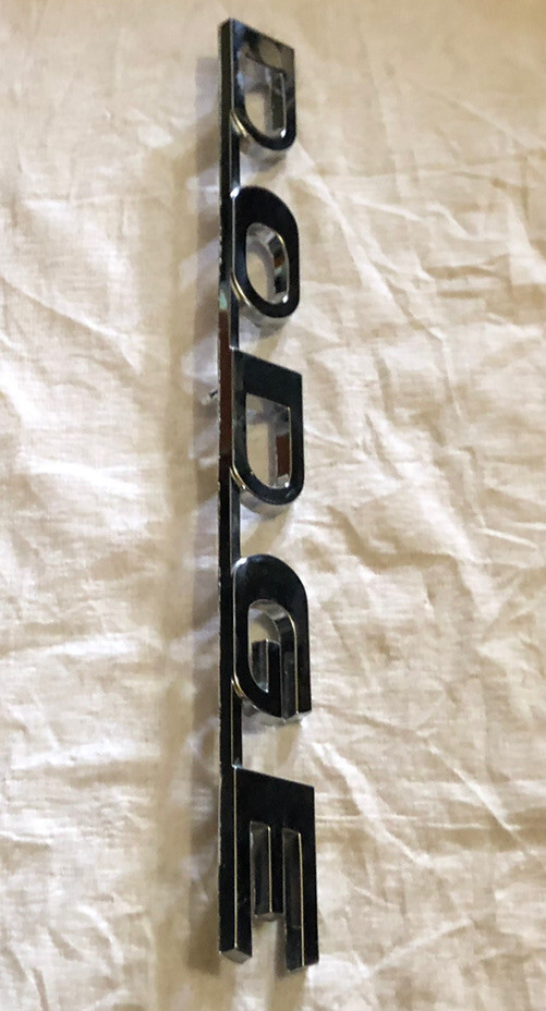 1962-1967 DODGE TRUCK NAMEPLATE EMBLEM | eBay