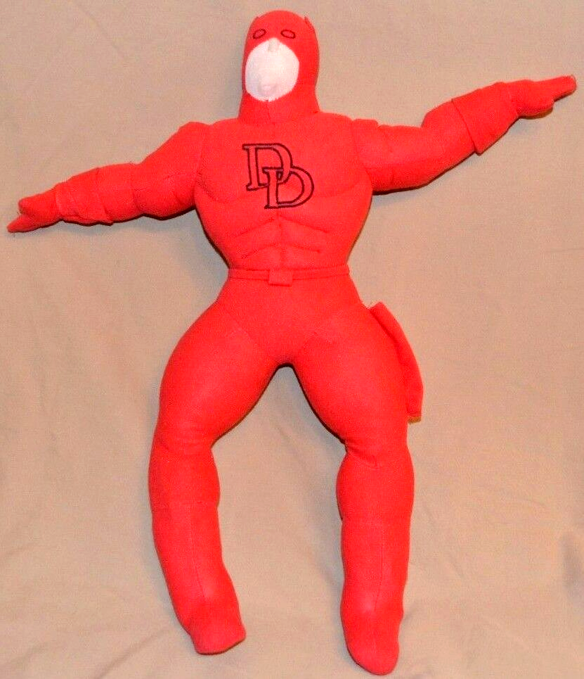 18" Dare Devil Plush Dolls Toys Stuffed Animals Kellytoy Daredevil 2002 ...