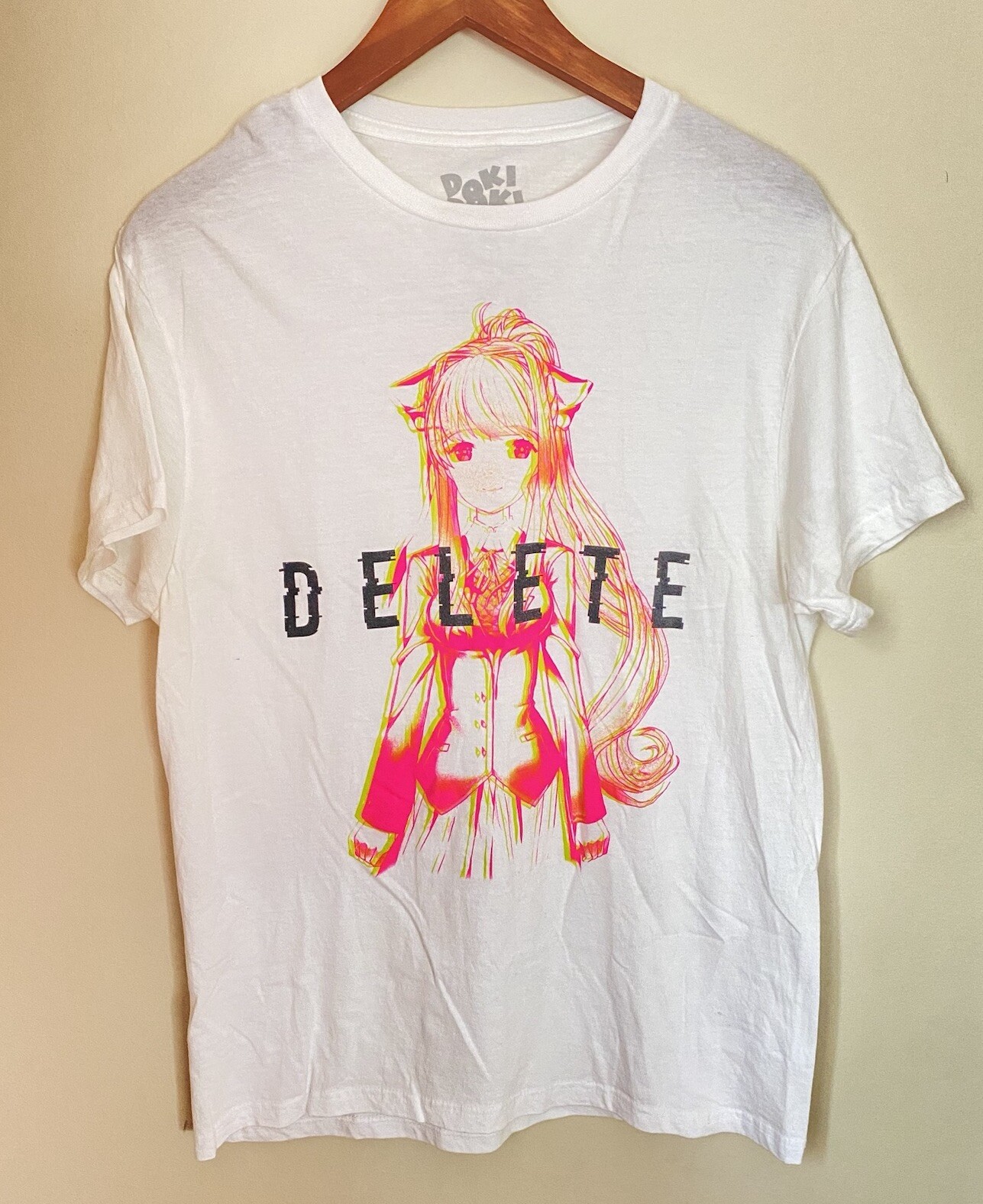 Doki Doki Literature Club T-Shirt Mens Medium Delete … - Gem