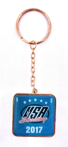 Gold USA Shooting 2017 Dangling Hanging Keychain, 3" Long | eBay