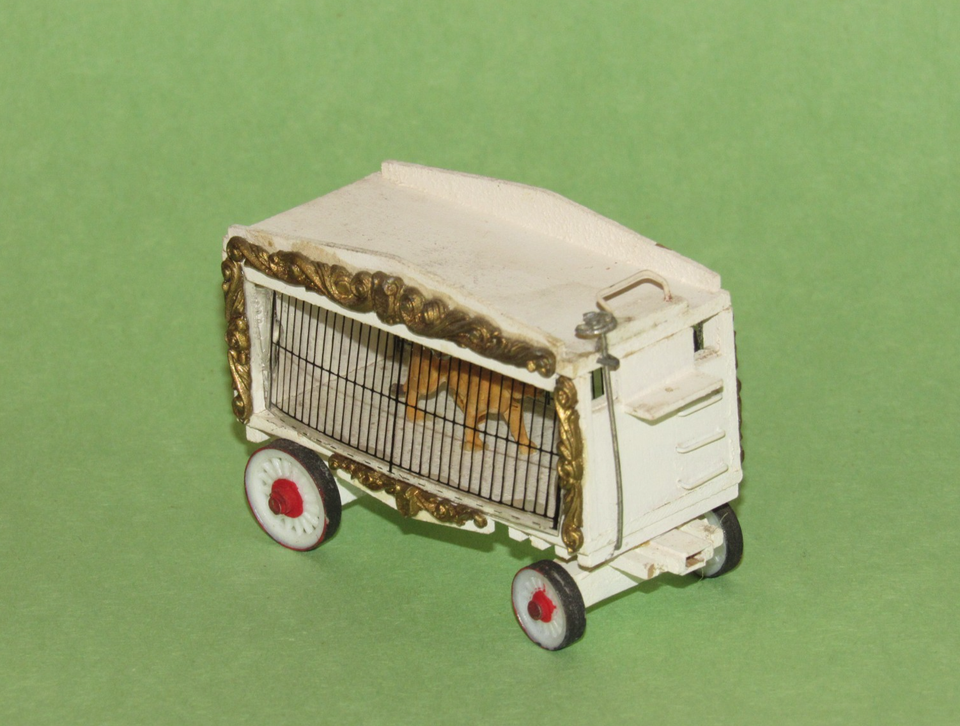 Simmons ho scale CIRCUS LION CAGE WAGON for Model Train Layouts ...