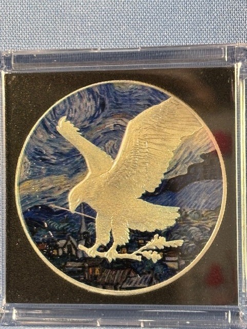 2024 Starry Night Silver Eagle with Star Privy: Mint/Proof/Uncirculated ...