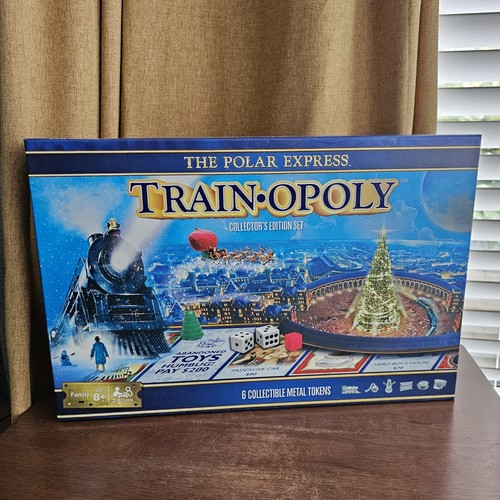 The Polar Express Train-Opoly Trainopoly Collector's Edition Set Board ...