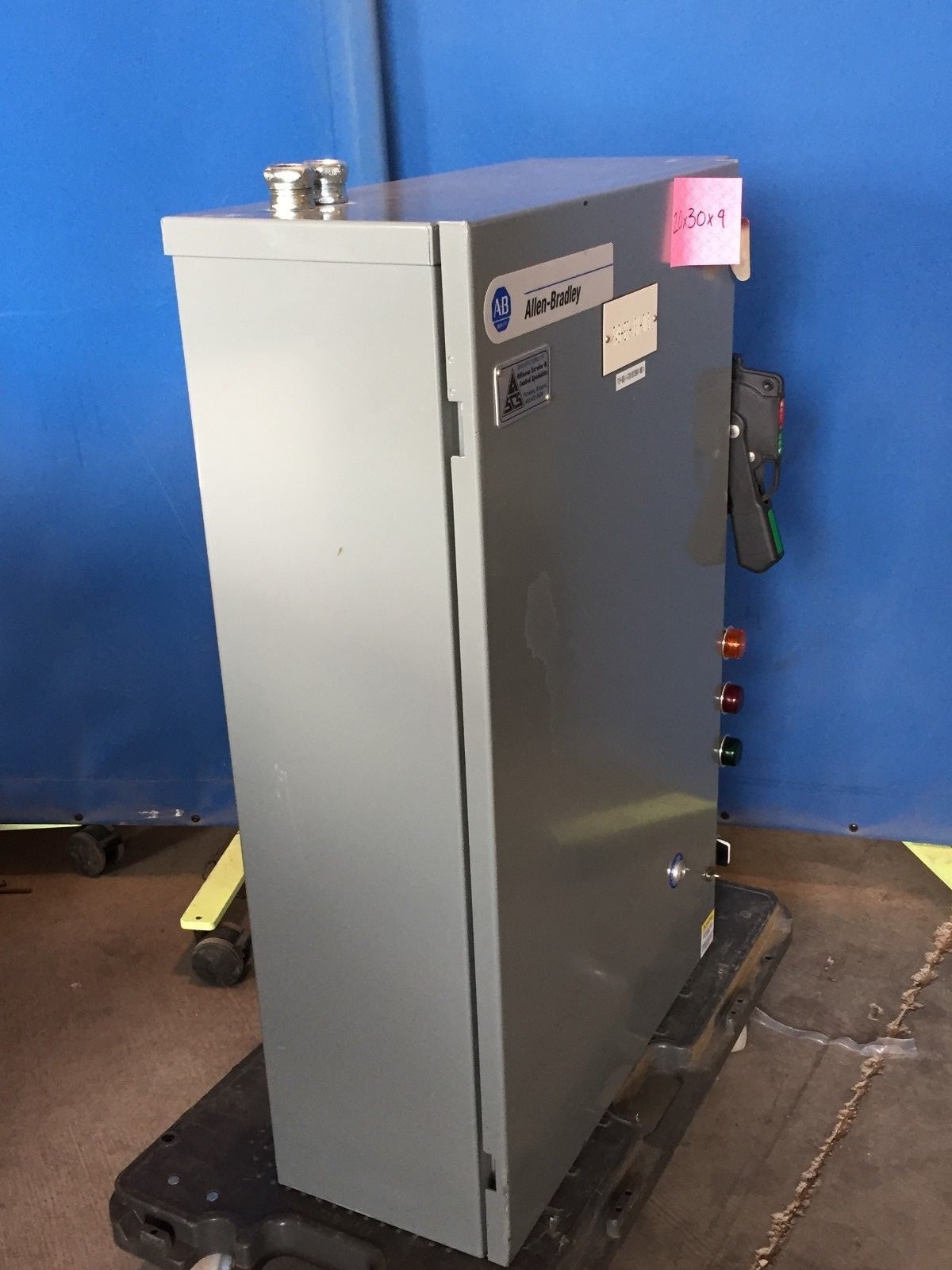 ALLEN-BRADLEY 1232X-BNCD-25R SIZE 1 600V 3PH 10HP COMBINATION MOTOR ...