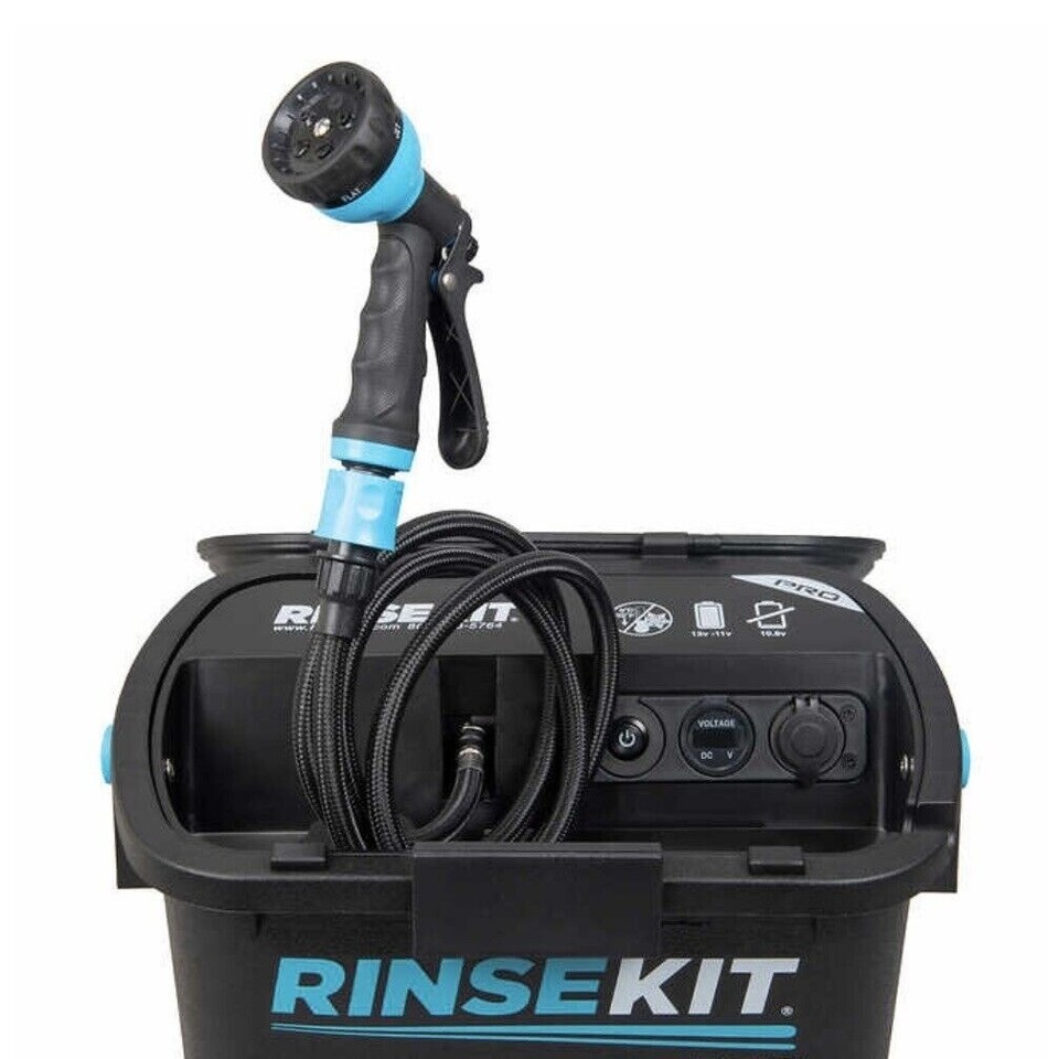 3.5 Gal Rinsekit Pro Battery Pressurized Portable Shower | eBay