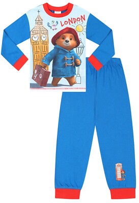 Boys Paddington Bear London Long Pyjama Set | eBay UK