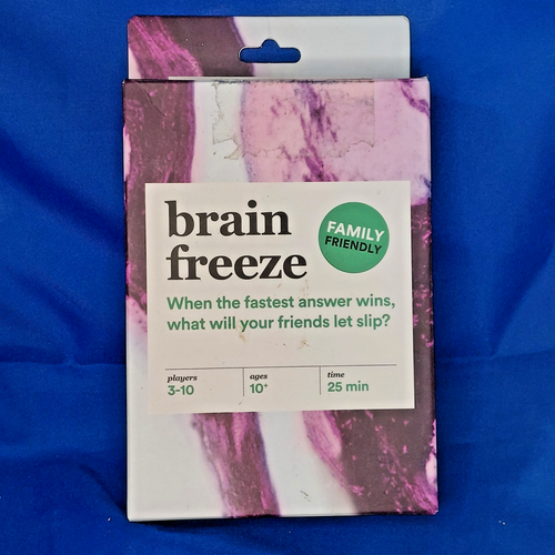 Brain Freeze Card Game Family Friendly Never Played 856732007325| eBay
