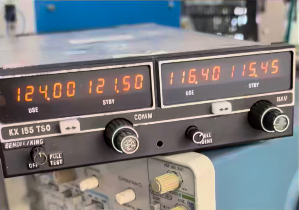 Bendix/King KX-155 Nav/Com 14V with GS PN: 069-1024-31 | eBay