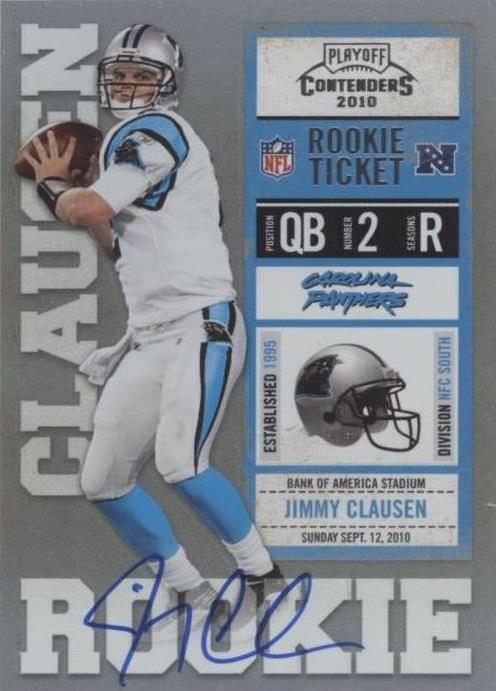 2010 Playoff Contenders - Jimmy Clausen #219 /403 (AU, RC) for sale ...