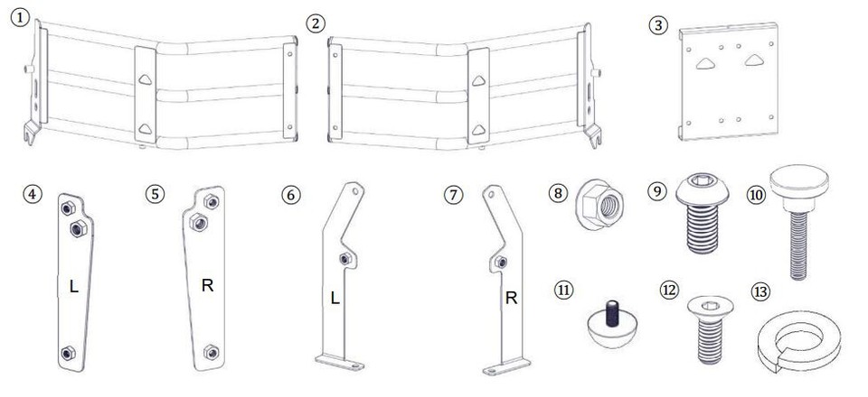 Genuine Yamaha RMAX2 RMAX4 1000 X2 X4 850 Rear Bed Extender ...