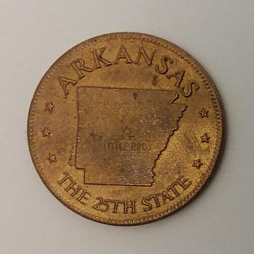 Arkansas 25th State Souvenir Coin Token 26mm | eBay