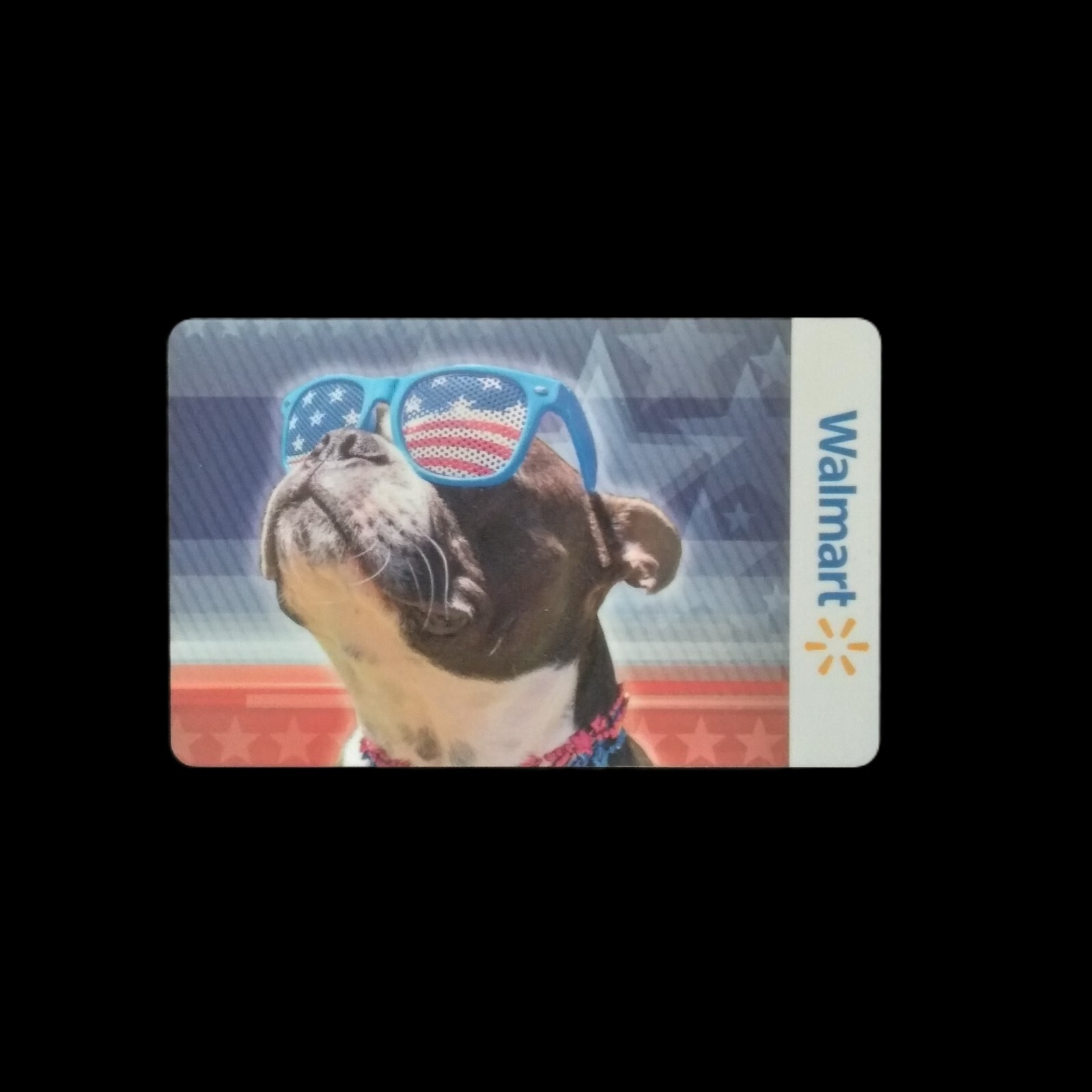 Walmart Patriotic dog Sunglasses NEW COLLECTIBLE GIFT CARD NO VALUE ...