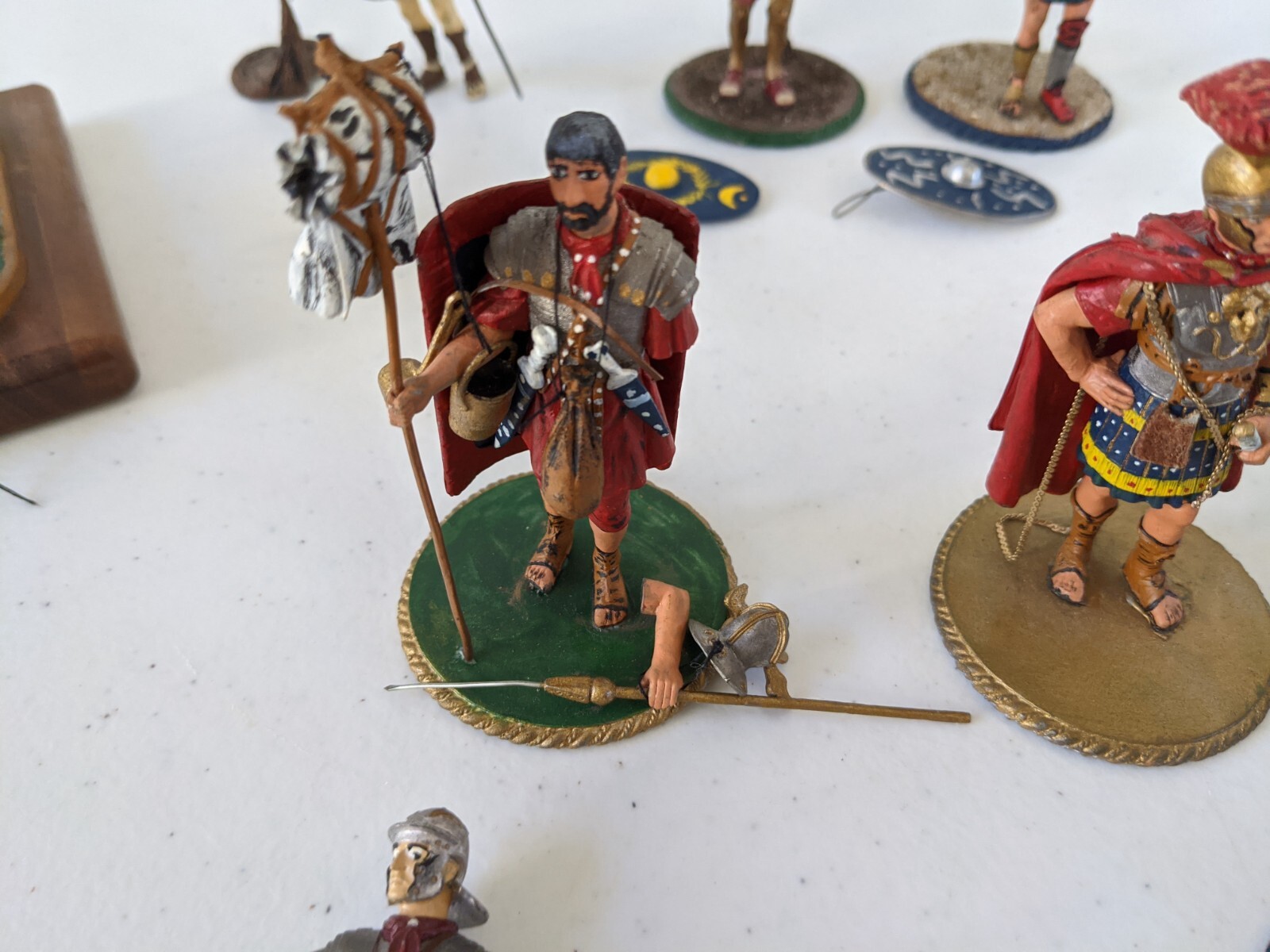 Tassell & Reeves Lot of 15 Roman Metal Figures | eBay