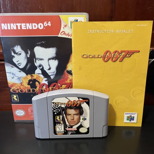 GoldenEye 007 Nintendo 64 N64 JOLI chariot et manuel + bonus ...