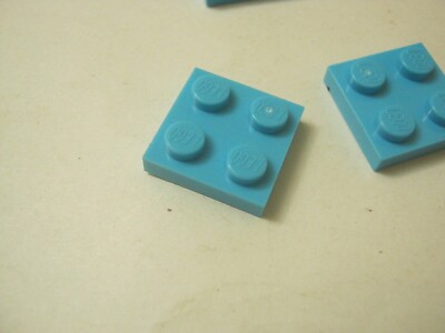 Lego Lot Of 8 Light Turquoise 2x2 Plates, 3022 (028-227) | eBay