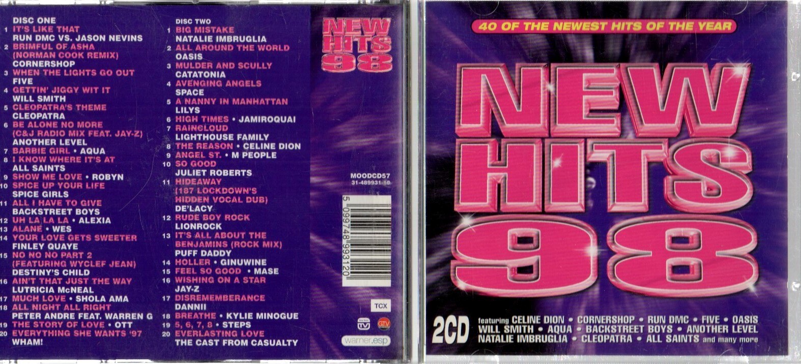 New Hits '98 by Various Artists (double CD, 1998) 5099748993120 | eBay