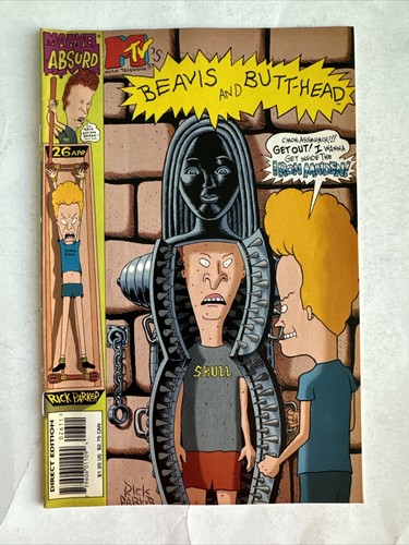 Beavis and Butthead #26 Iron Maiden Cover low print 1996 Marvel Comics ...