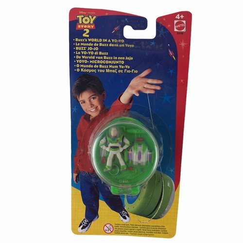 Vintage 1999 Toy Story 2 Buzz's World In A Yo-Yo Micro Mini Playset ...