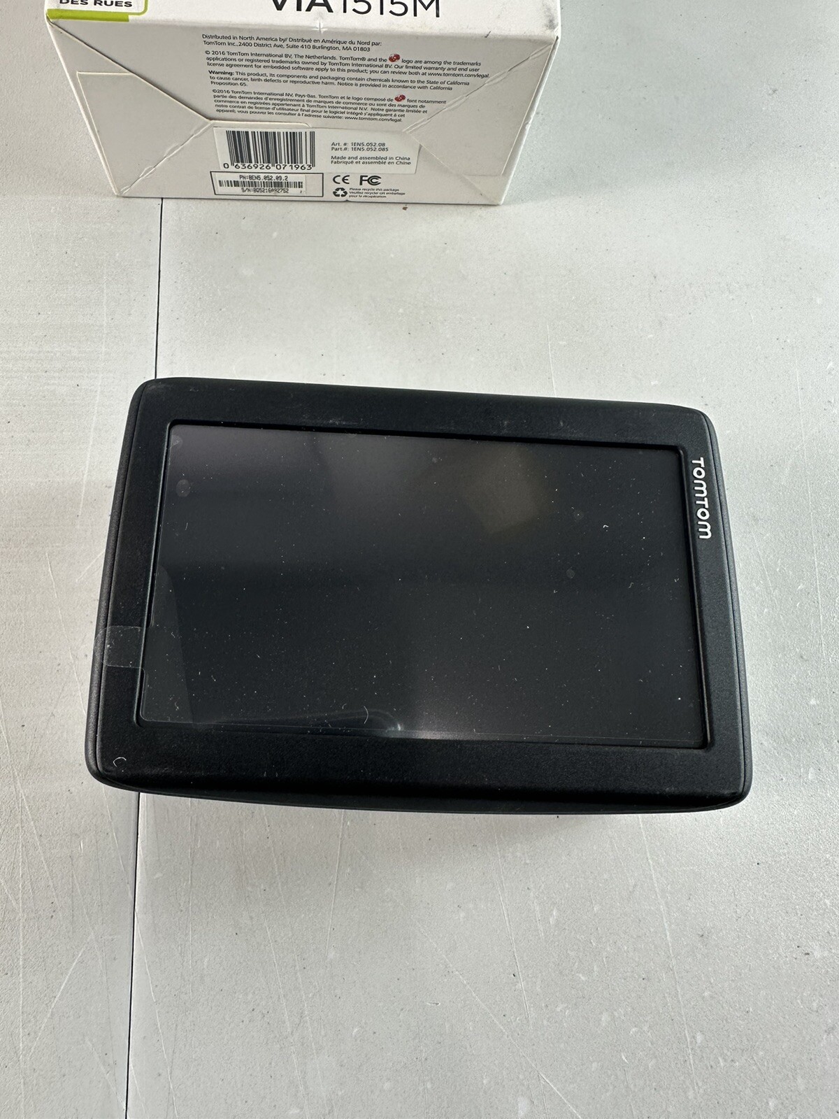 TomTom VIA 1515M 5 inch GPS Navigator - Black/Gray for sale online | eBay