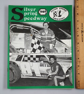 Vintage 1989 Silver Spring Speedway Program Mechanicsburg Pennsylvania ...