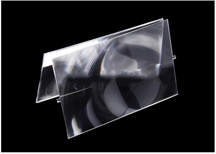 2pc Plastic Fresnel Solar Lens Focal Length 185mm 120mm for DIY Home ...
