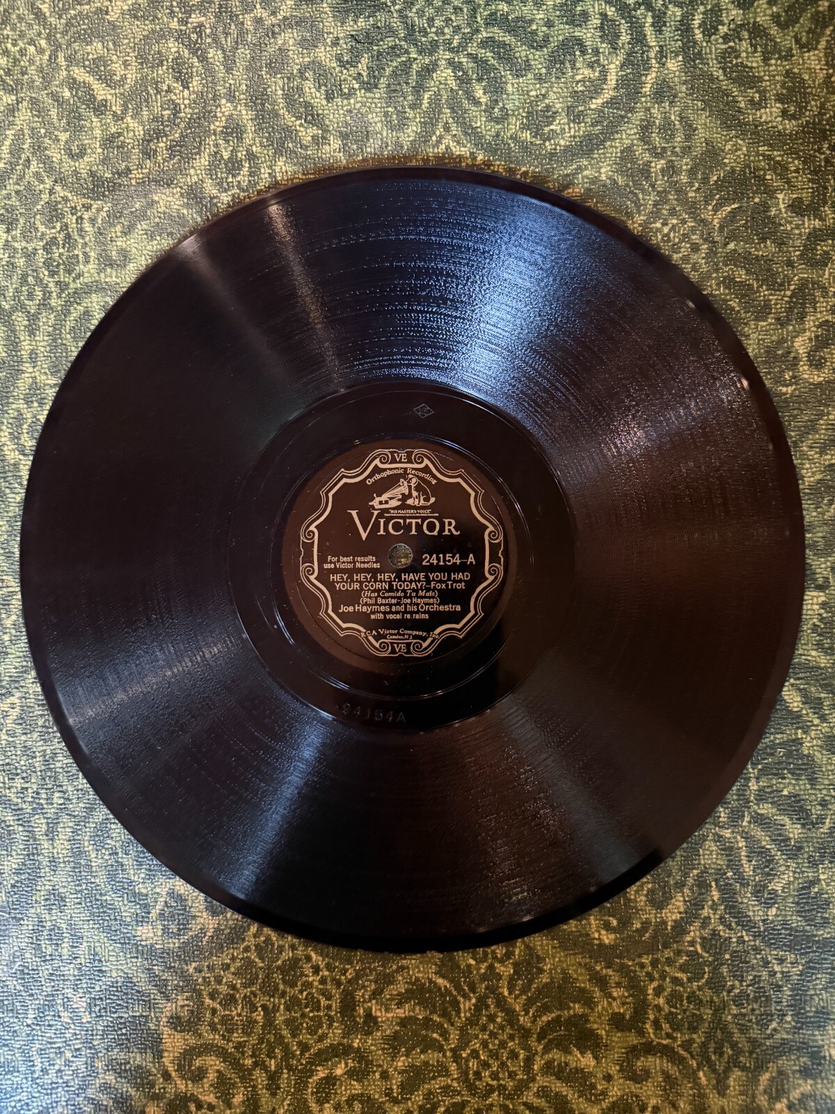 Victor 24154 Joe Haymes Orch KNOCK ME DOWN WITH A FEATHER 1932 78 rpm ...