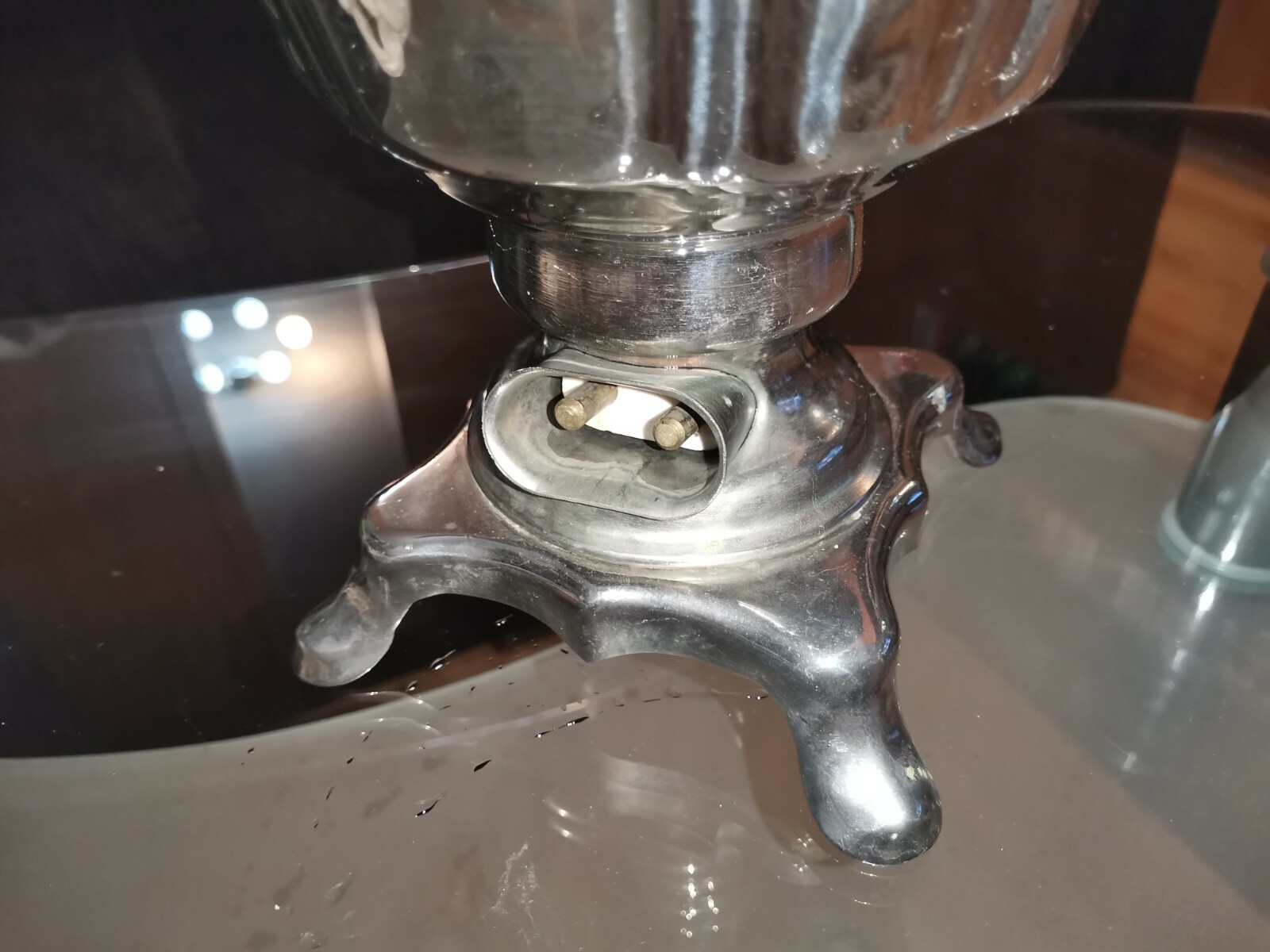 VINTAGE RUSSIAN Tea Heater USSR ELECTRIC SAMOVAR/TEAPOT/1979.Nickel ...