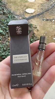 Brunello Cucinelli Pour Femme Eau de Parfum EDP Sample Spray .05oz, 1 ...