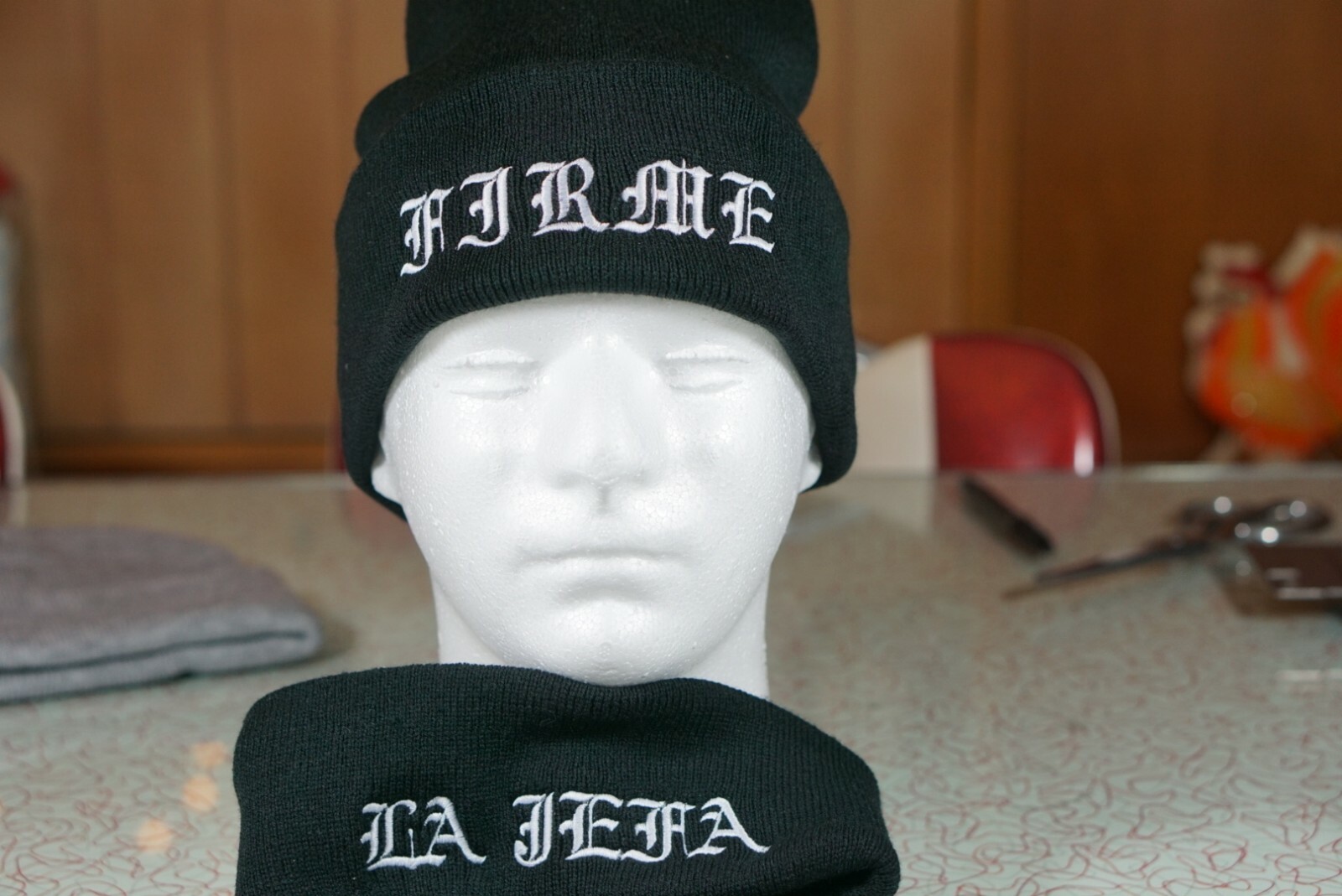 CUSTOM FIRME Embroidered Beanie Hat Chicana Chicano Latina shirt | eBay