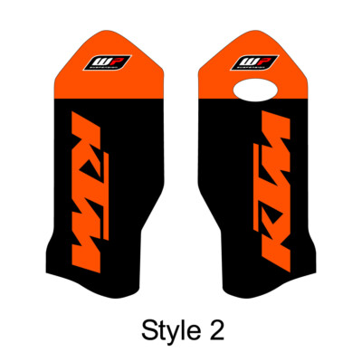 KTM fork guard decals 17-22 sxf mxc exc xcf 125-500 Style 2 Free ...