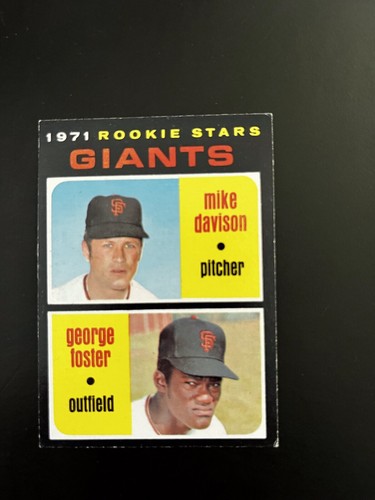 Topps Baseball 1971 Rookie Stars SF Giants. George Foster #276 ...