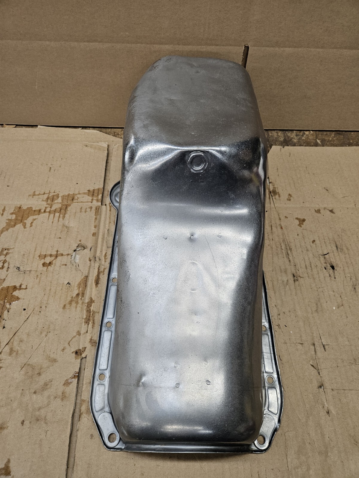 1967-1979 Nova Camaro 327 350 SBC Small Block Chevy Oil Pan ORIG. GM LH ...