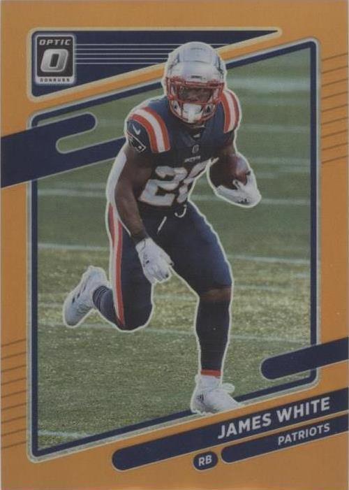 2021 Panini Donruss Optic - James White #68 Orange Prizm /199 for sale ...