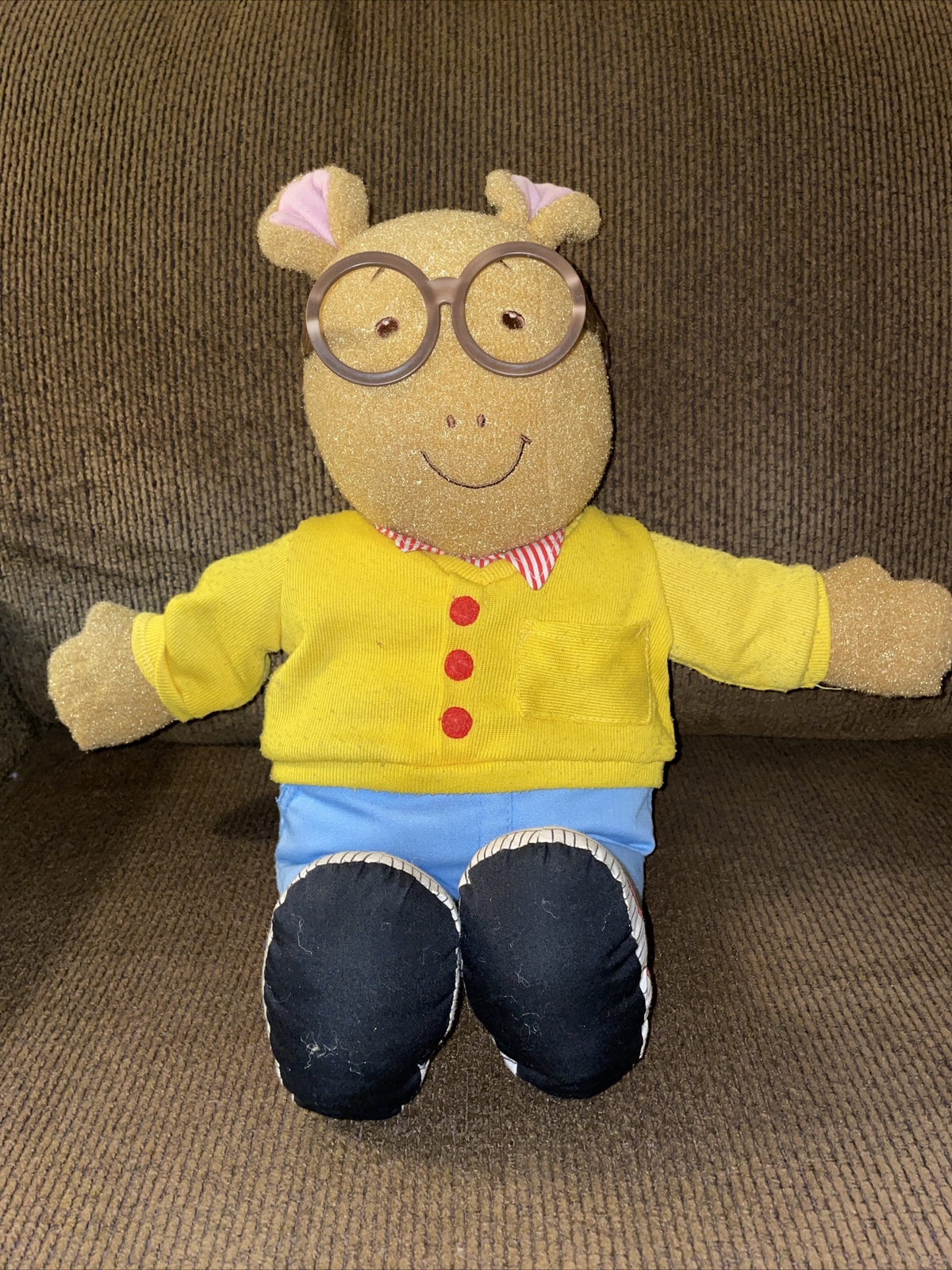 Working 1996 Playskool Vintage Talking Arthur Plush Toy Doll 18" Tall ...