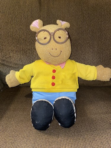 Working 1996 Playskool Vintage Talking Arthur Plush Toy Doll 18" Tall ...