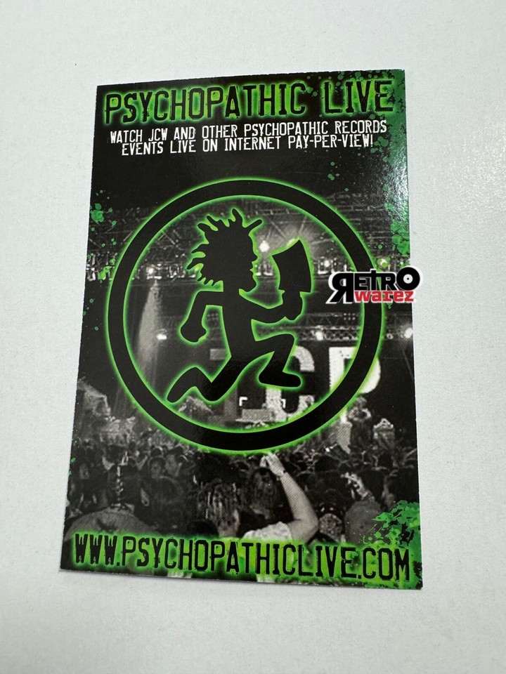 Insane Clown Posse - Psychopathic Live Flyer 4x6” DS JCW Juggalo Icp ...