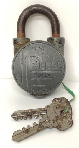Vintage Reese Protex Padlock No. 745 w/ 2 Keys Made In USA *Working | eBay