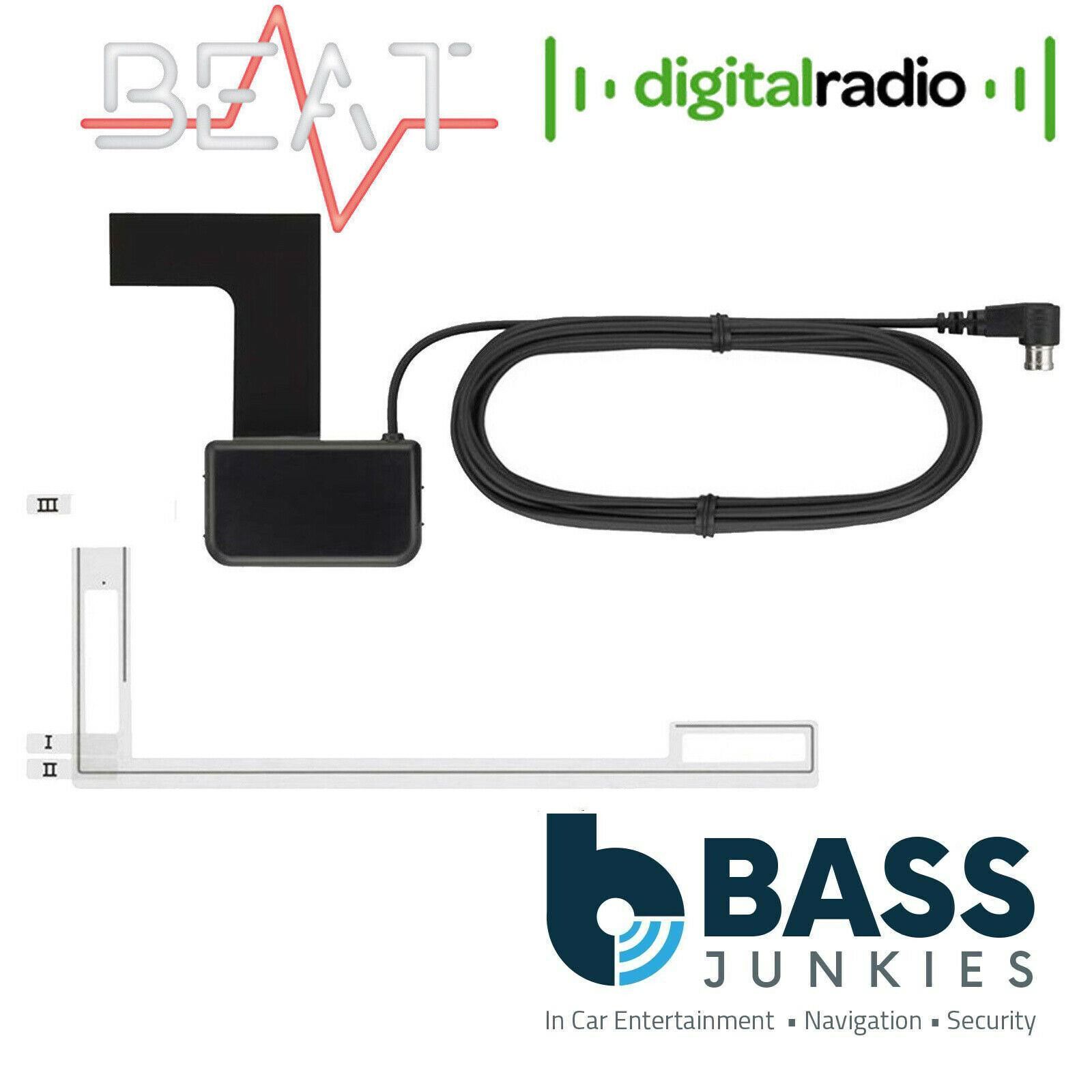Car Stereo Radio Windscreen Interior Glass Mount DAB Digital Aerial ...