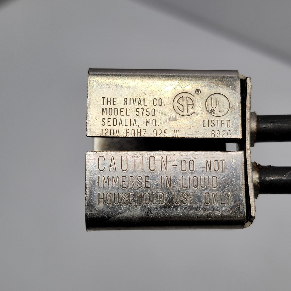 Rival Crock Grill Model 5730 5740 5750 Part - Heating Burner Element ...