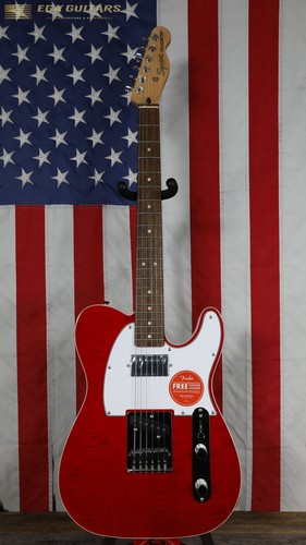 Squier Affinity Telecaster FMT SH - Crimson Red Transparent | eBay